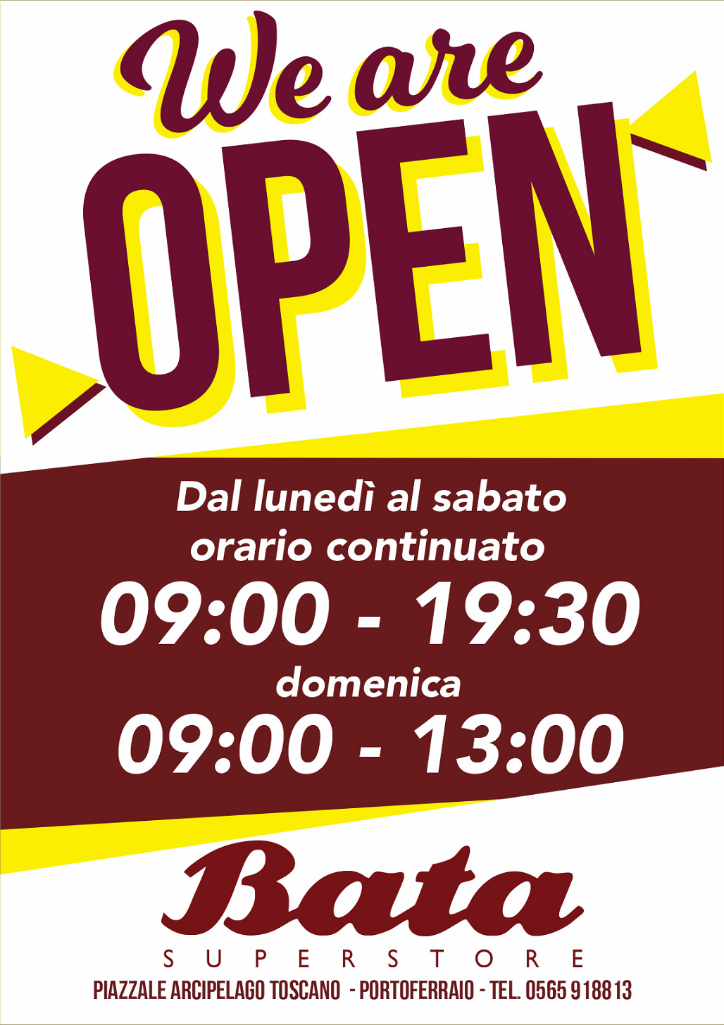 We Are Open (Bata Superstore) - Nocentini Group